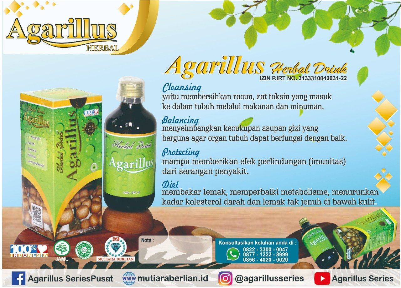 Agarillus Herbal Drink | Agarillus by Mutiara Berlian